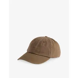 Stone Island Brand-embroidered Cotton Cap - Umber