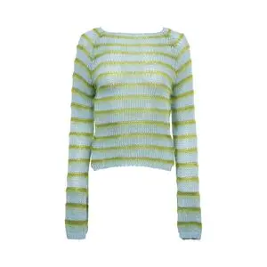 Marni Mohair Striped Jumper 'iris