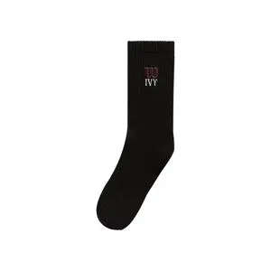 Kith Ivy For Wilson Logo Crew Socks - Black