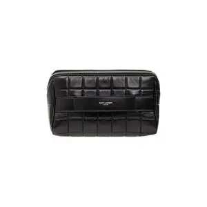 Saint Laurent Paris Vanity Pouch - Black