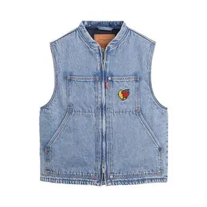 LEVI'S X Sky High Farm Goods Vest 'mid Indigo - Blue