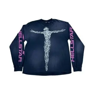 HELLSTAR Greatest Hits Qr Christ Long Sleeve - Black