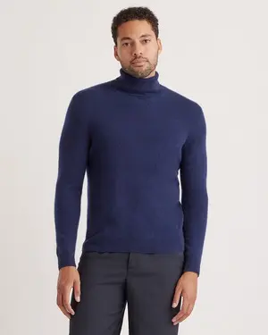 Quince Mongolian Spring Cashmere Turtleneck Sweater