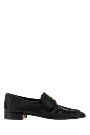 Chloé Leather Letti Loafers - Black