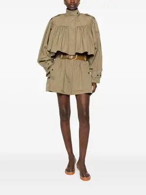 Chloé Cotton Trench Coat - Multicolor