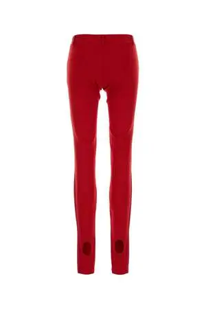 Gucci Red Jersey Leggings