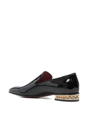 CHRISTIAN LOUBOUTIN Dandy Rocks Patent Leather Loafers