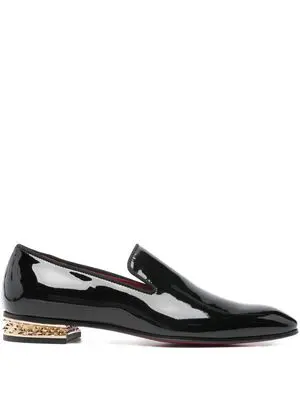CHRISTIAN LOUBOUTIN Dandy Rocks Patent Leather Loafers - Multicolor