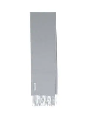 Our Legacy Fringed Wool Scarf - Blue