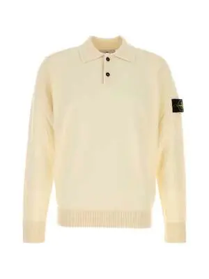 Stone Island Light Geelong Wool Jumper - Ivory