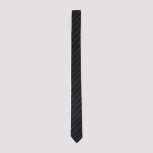 Thom Browne Classic Wool Tie - Grey