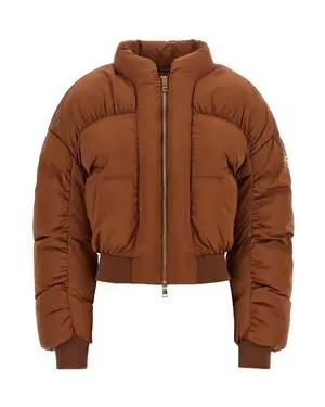 Elisabetta Franchi Cropped Puffer Bomber Jacket