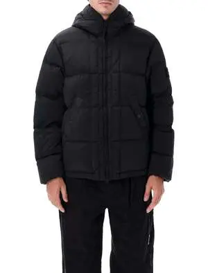 Stone Island No, Cannot Include Brand Name. Let's Craft: Econyl Down Jacket With Rds Padded Hood, Concealed Zip & Adjustable Hem