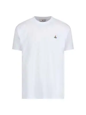VIVIENNE WESTWOOD Orb Logo T-shirt Regular Fit - White