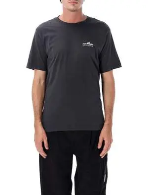 Patagonia Fitz Roy Foothills Organic Cotton T-shirt With Mini Chest Logo Print - Nero
