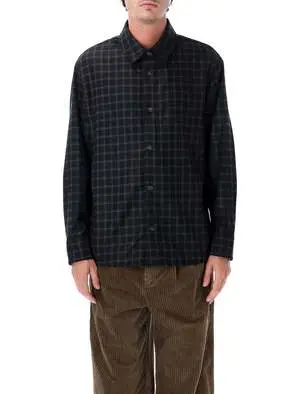 A.p.c. Plaid Button-up Shirt - Nero