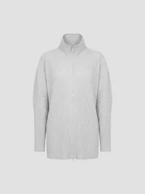 Issey Miyake Zip-up Mini Cardigan