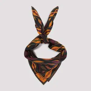 Emilio Pucci Square Silk Scarf 90 X 90 Cm - Multicolour