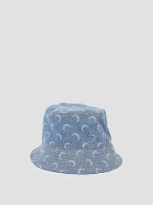 MARINE SERRE Moon Laser Bucket Hat - Light Blue