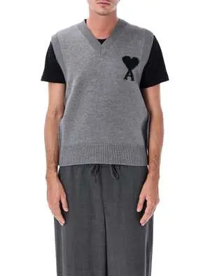 Ami Paris Sleeveless Vests For Men