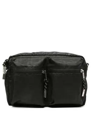 Fendi Fendi Men's FF Light Camera Case Crossbody Bag Nero