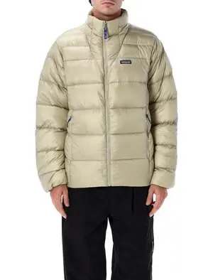 Patagonia Fitz Roy Insulated Down Jacket With Lightweight Recycled Ripstop Shell For - Stone