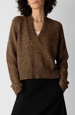 Eileen Fisher V-neck Sweater - Hazelwood