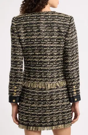 Kobi Halperin Jordan Tweed Jacket - Black Multi