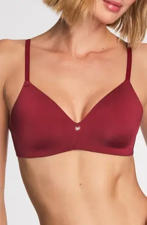 Wacoal Baseline Wireless T-shirt Bra - Cabernet