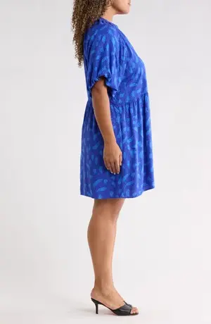 SUGARLIPS Darya Strokes Nelsa Babydoll Dress