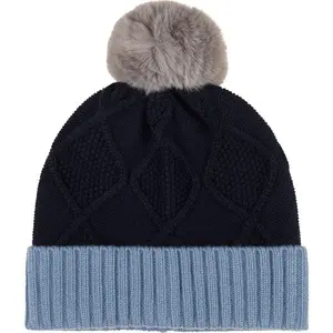 Echo Modernist Block Beanie Navy
