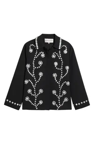 Stine Goya Button Flowers Jacket - Buttoned Flowers