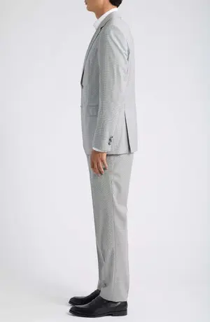 BOSS Huge Trim Fit Virgin Wool Suit