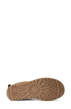 UGG Ultra Mini Bailey Bow Genuine Shearling Boot - Chestnut