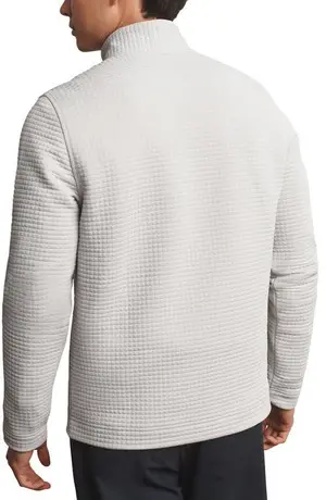 RHONE Landmark Quarter Zip Pullover - Sleet Gray