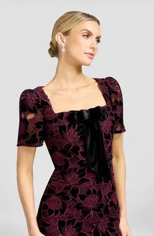 Dress The Population Clarke Floral Lace Minidress