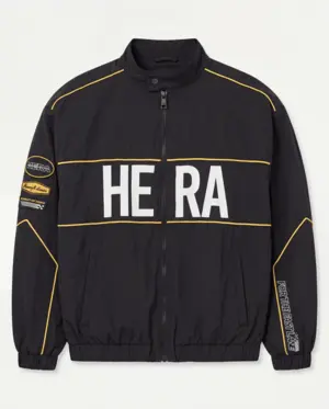 HERA Funnel Neck Racing Track Jacket