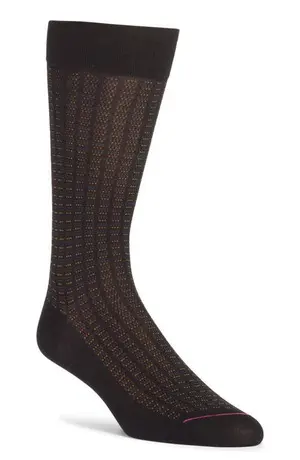 PANTHERELLA Mason Geo Pattern Cotton Blend Dress Socks