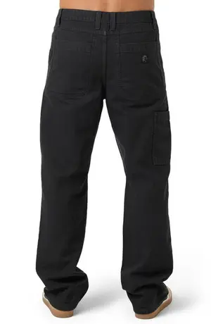 O'Neill Og Double Knee Cotton Canvas Carpenter Pants - Phantom
