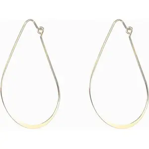 BEARFRUIT JEWELRY Zoey Hoop Earrings Classic Minimalist Everyday - Gold