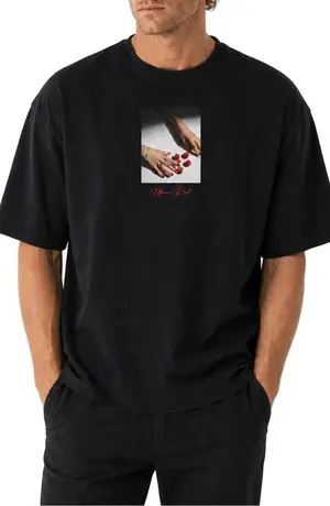 MACEOO Marthyr Graphic T-shirt - Black