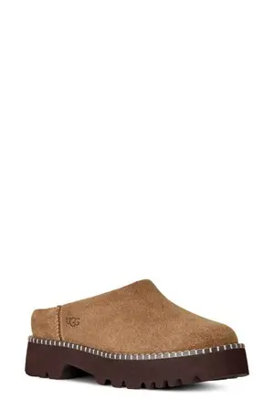 UGG Uptowner Suede Mule - Light Bronze
