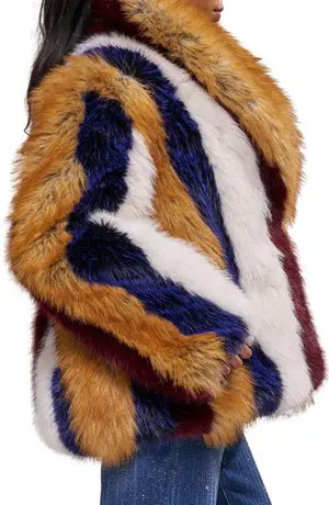 AZALEA WANG Ambria Faux Fur Jacket