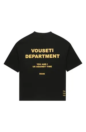 VOUSETI Department Oversize Cotton Graphic T-shirt