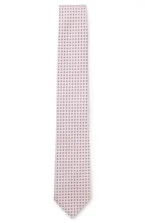 BOSS Silk Blend Tie - Medium Pink