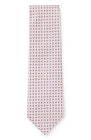 BOSS Silk Blend Tie - Medium Pink