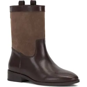 Vince Camuto Bezzley Leather Bootie - Brownie