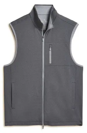 Brooks Brothers Performance Knit Full Zip Vest