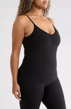 Spanx Ruched Cami - Very Black