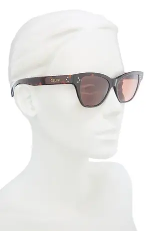 Celine 3 Dots 51mm Rectangular Sunglasses